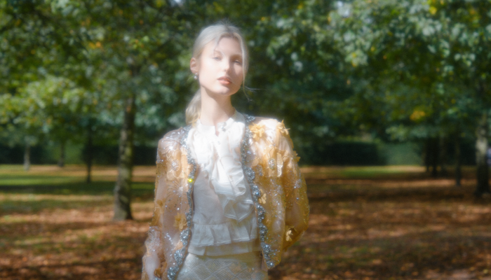 Melokuhle Navy Blue Ribbon Design Midi Dress