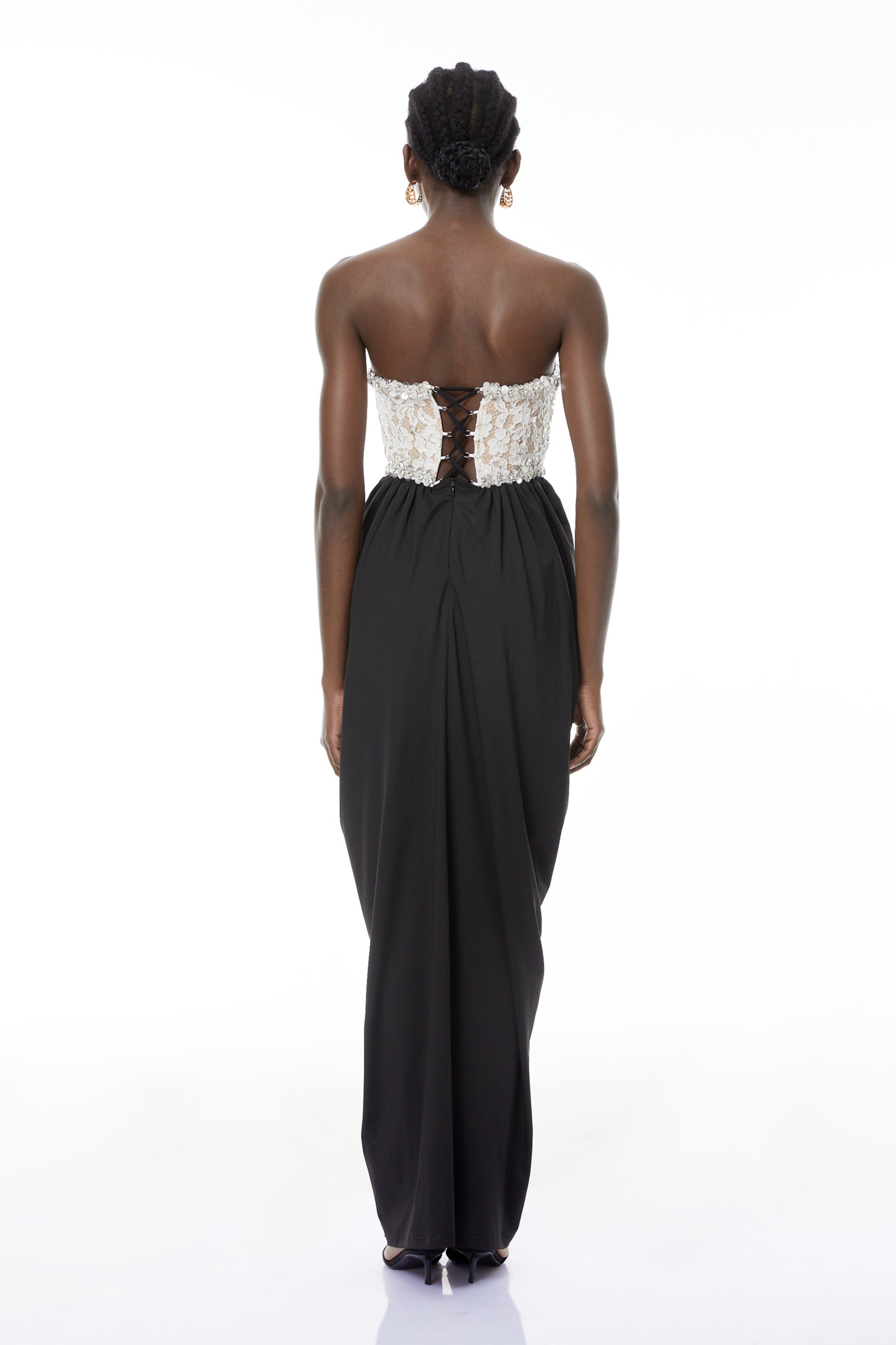 Hilla Color Block Maxi Dress