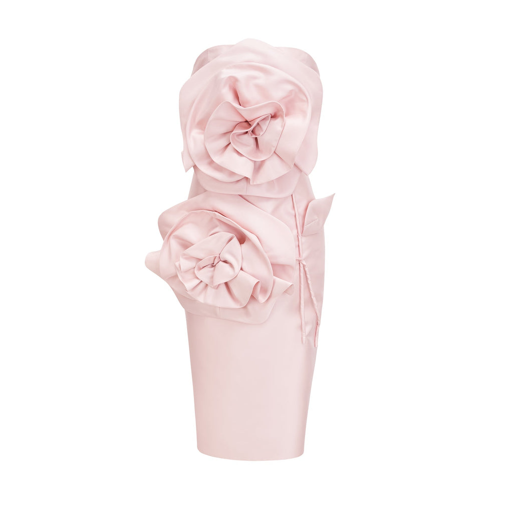 Pascale faux-flower midi dress (US Only)