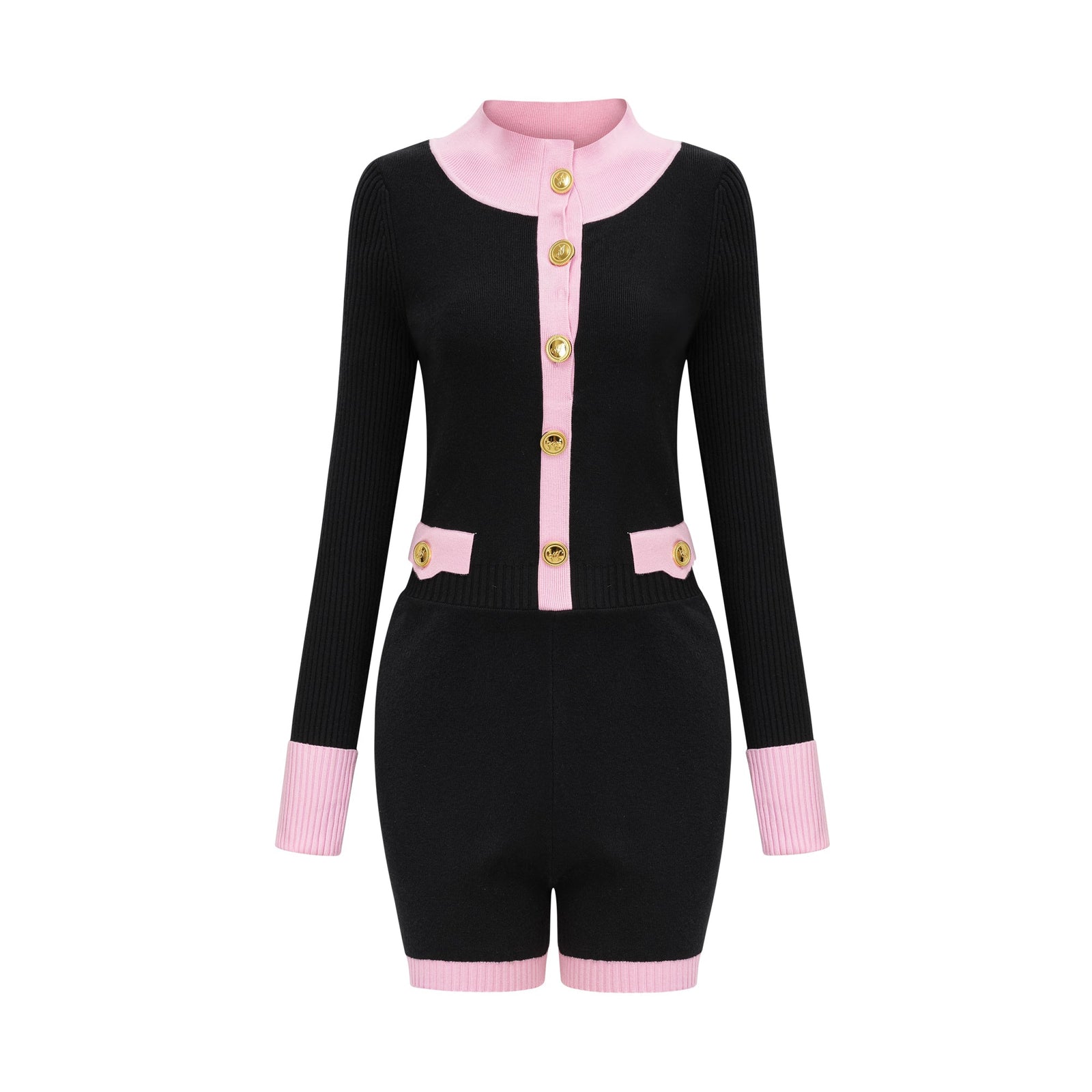 Ondinea black knitted bodysuit
